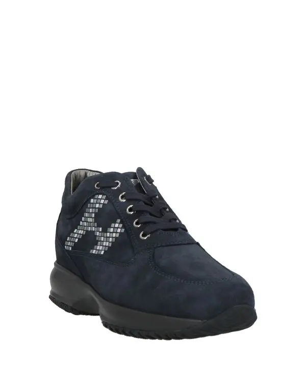 Hogan Low-top Leather Sneakers - Navy