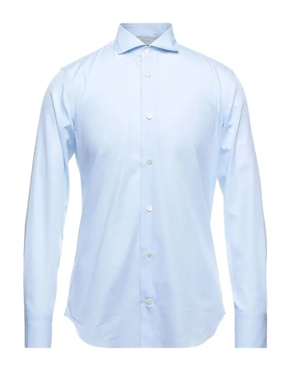 Eleventy Shirt Size Cotton - Sky Blue
