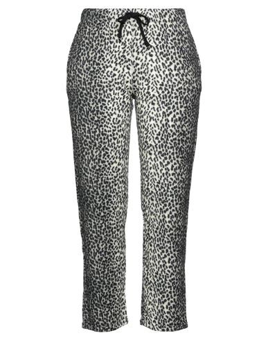 Majestic Filatures Viscose Elastane Animal Print Straight Leg Pants - Black