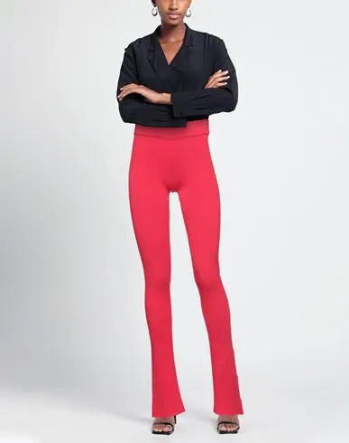 CIRCUS HOTEL Flared Knit Pants - Red