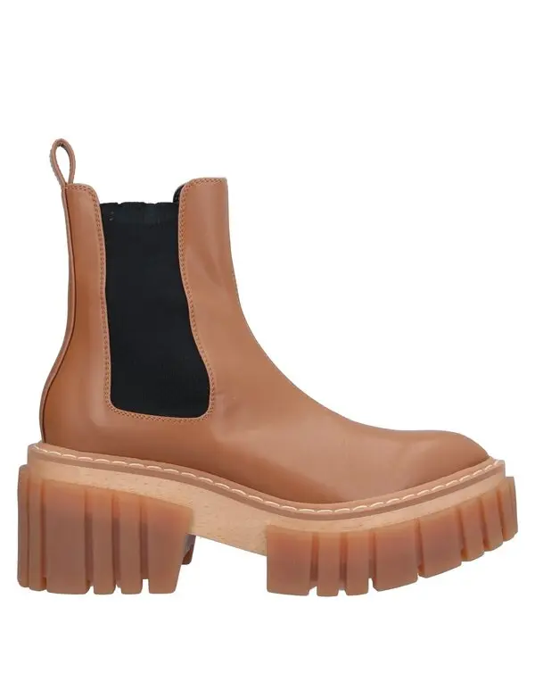 Stella McCartney Textile Fibers Ankle Boots - Beige