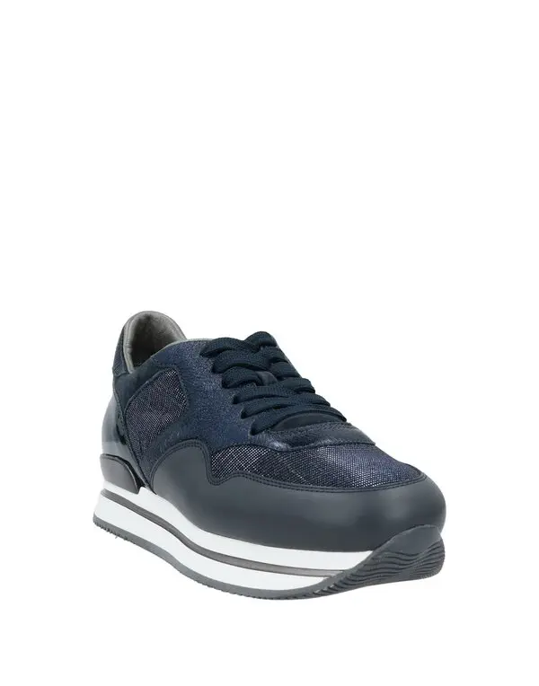 Hogan Sneakers In Leather And Textile Fibers