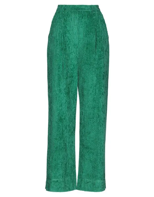 Malìparmi Wide-leg Corduroy Pants - Green