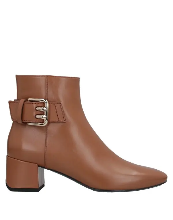 TOD'S Leather Ankle Boots - Brown