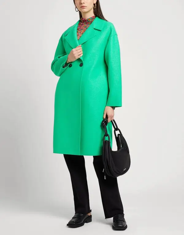 Harris Wharf London Double-breasted Virgin Wool Coat