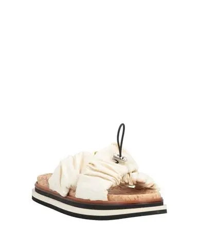Hogan Textile Fibers Sandals - Beige