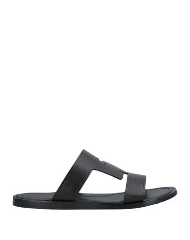 TOD'S Leather Sandals - Dark Brown