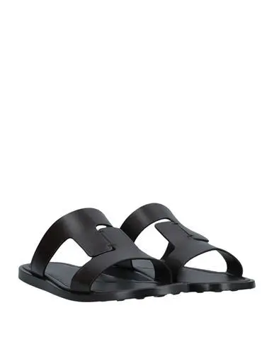 TOD'S Leather Sandals - Dark Brown
