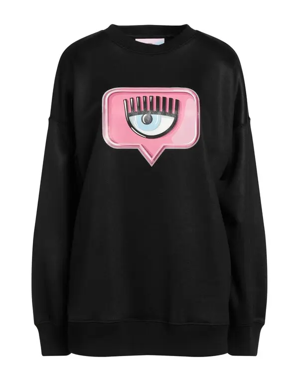 CHIARA FERRAGNI Sweatshirt Size Polyester, Cotton