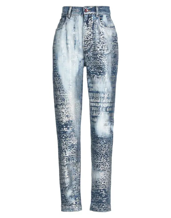 Dolce & Gabbana Tapered Leg Denim Jeans