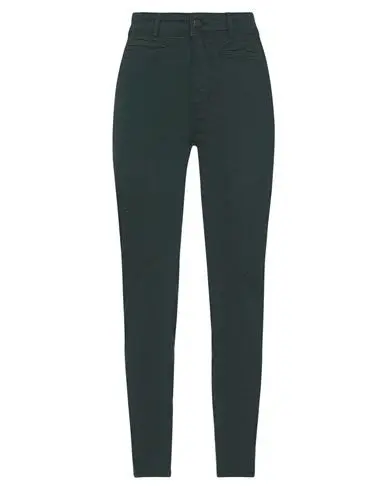 High Tapered Gabardine Pants - Green