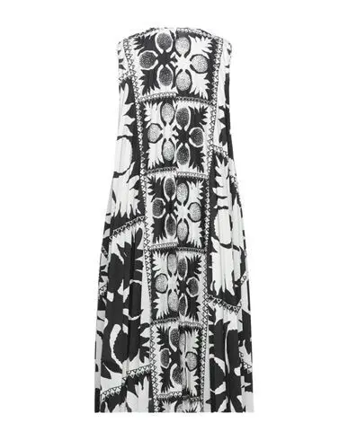 Red Valentino Midi Dress Polyester, Cotton
