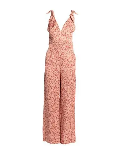 Sandro Jumpsuit Viscose Linen - Brown