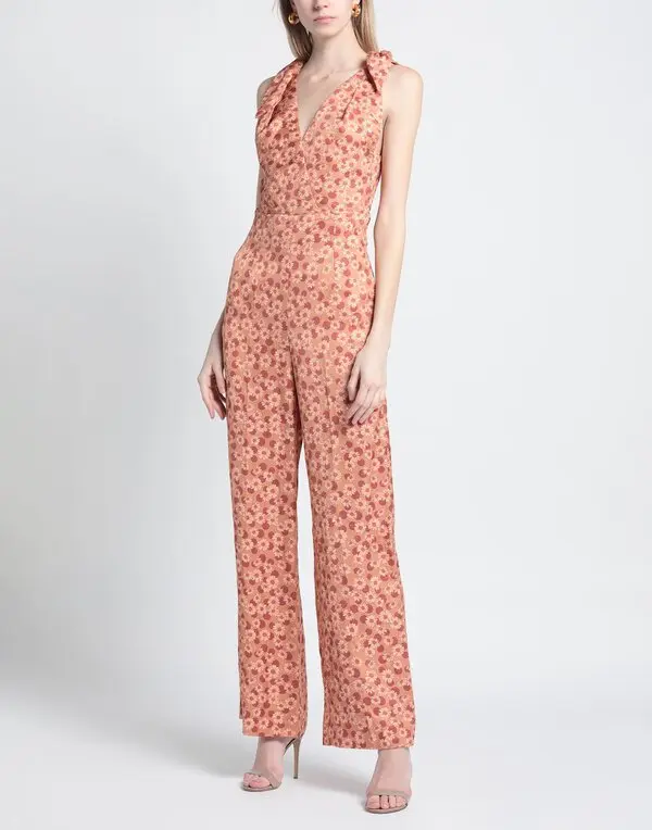 Sandro Jumpsuit Viscose Linen