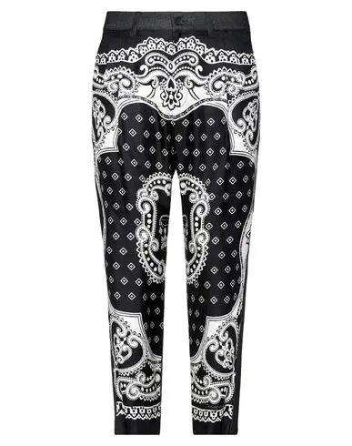 Dolce & Gabbana Paisley Print Silk Blend Tapered Leg Pants