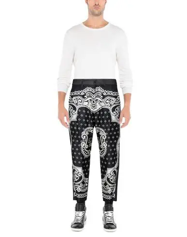 Dolce & Gabbana Paisley Print Silk Blend Tapered Leg Pants