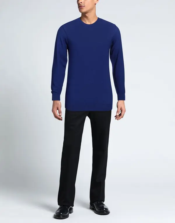 Rossopuro Wool Crewneck Sweater - Blue