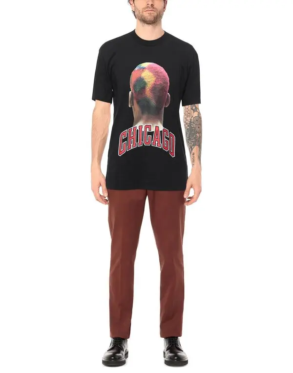IH NOM UH NIT T-shirt Size Cotton, Elastane - Black
