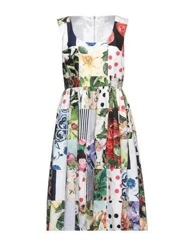 Dolce & Gabbana Midi Floral-print Cotton Dress