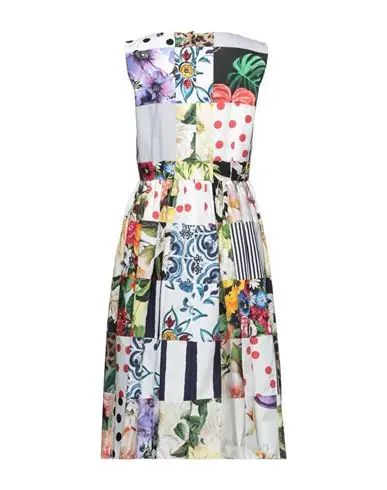 Dolce & Gabbana Midi Floral-print Cotton Dress