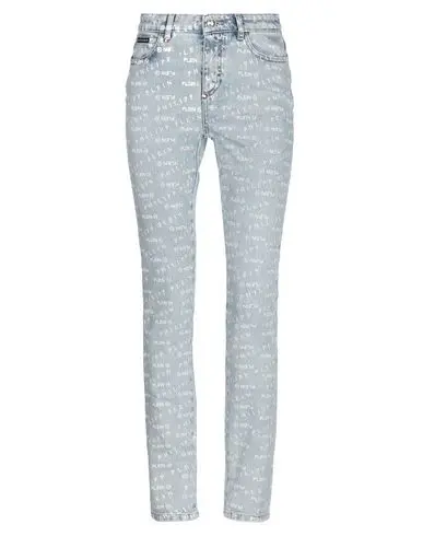 Philipp Plein Straight-leg Jeans With Leather Trims