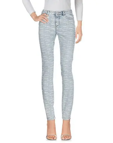 Philipp Plein Straight-leg Jeans With Leather Trims