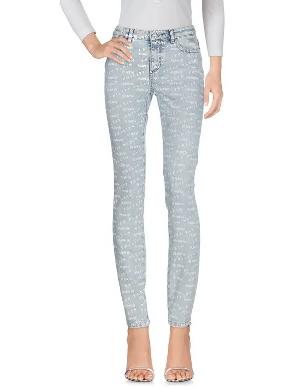 Philipp Plein Straight-leg Jeans With Leather Trims