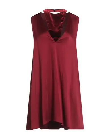 Valentino Garavani Mini Flared Dress - Burgundy
