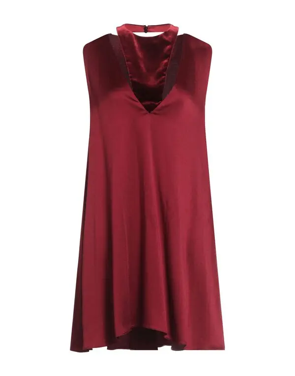 Valentino Garavani Mini Flared Dress - Burgundy