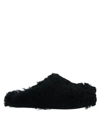 Marni Shearling Mules & Clogs - Black
