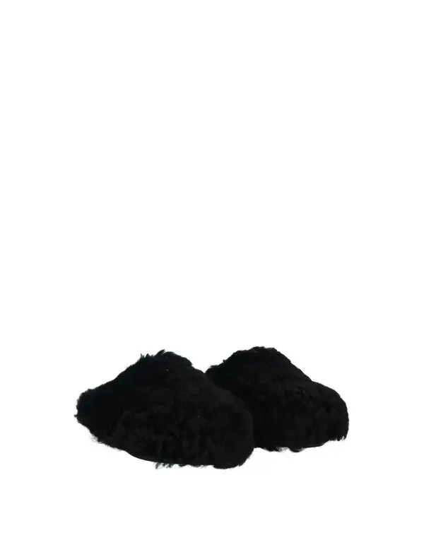 Marni Shearling Mules & Clogs - Black