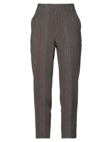Peserico Tapered Striped Pants - Brown