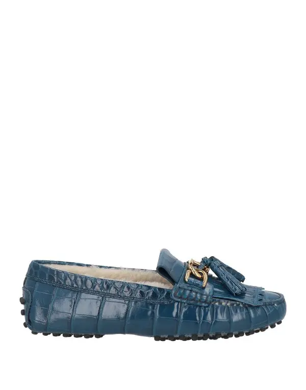 TOD'S Leather Loafers - Blue