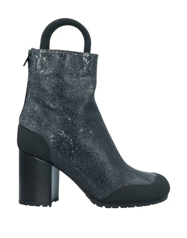 Random Identities Leather Ankle Boots
