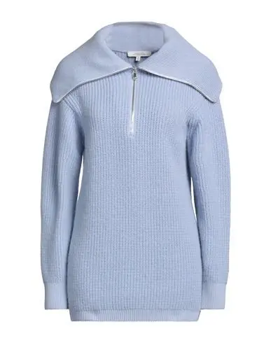 Dorothee Schumacher Knitted Half-zip Pullover - Sky Blue