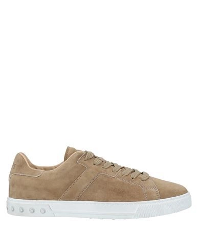 TOD'S Leather And Suede Sneakers - Beige