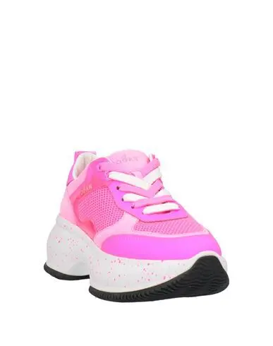 Hogan Leather And Textile Sneakers - Pink