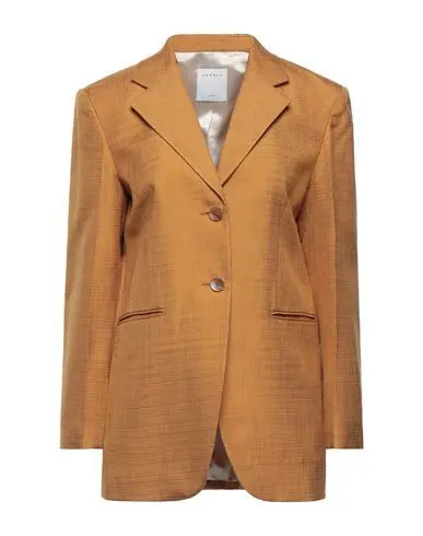 Sandro Viscose-cotton Blazer - Ocher