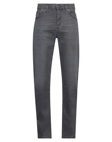 DIESEL Tapered Jeans With Logo - Steel Grey