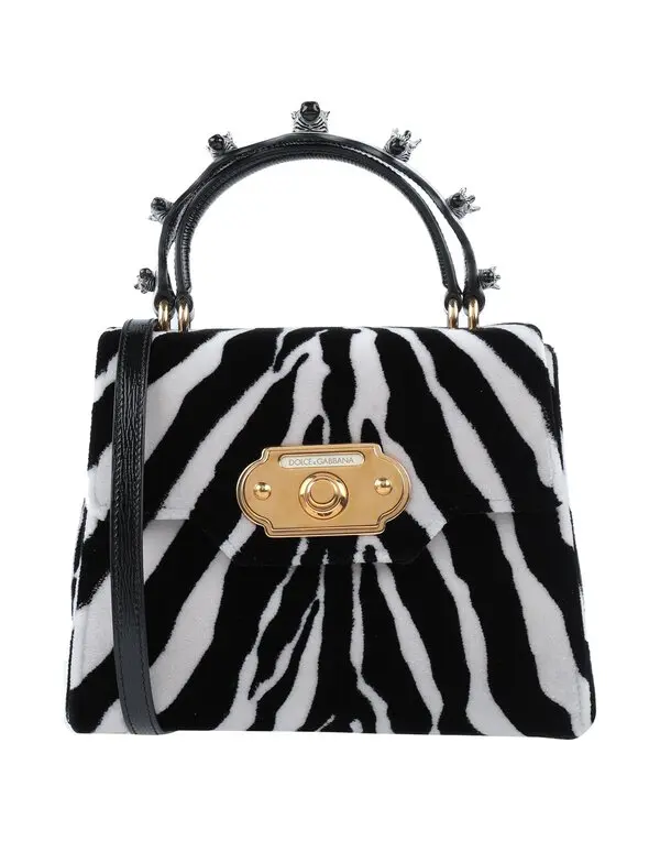 Dolce & Gabbana Handbag Viscose, Calfskin, Cotton