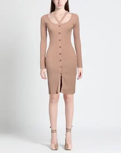 ANDREĀDAMO Mini Bodycon Dress - Pink