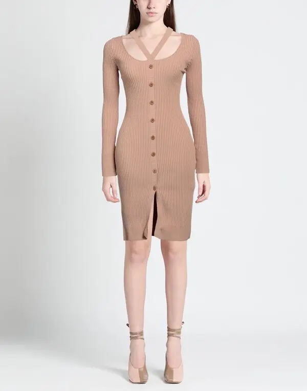 ANDREĀDAMO Mini Bodycon Dress - Pink