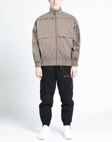Heron Preston Solid Color Bomber Jacket - Beige