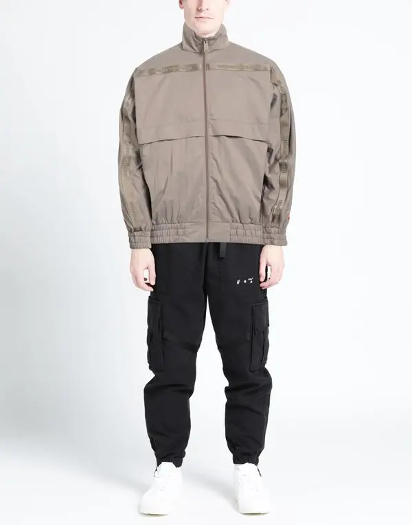 Heron Preston Solid Color Bomber Jacket - Beige