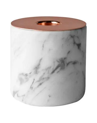 MENU Chunk Candelabrum Marble, Copper