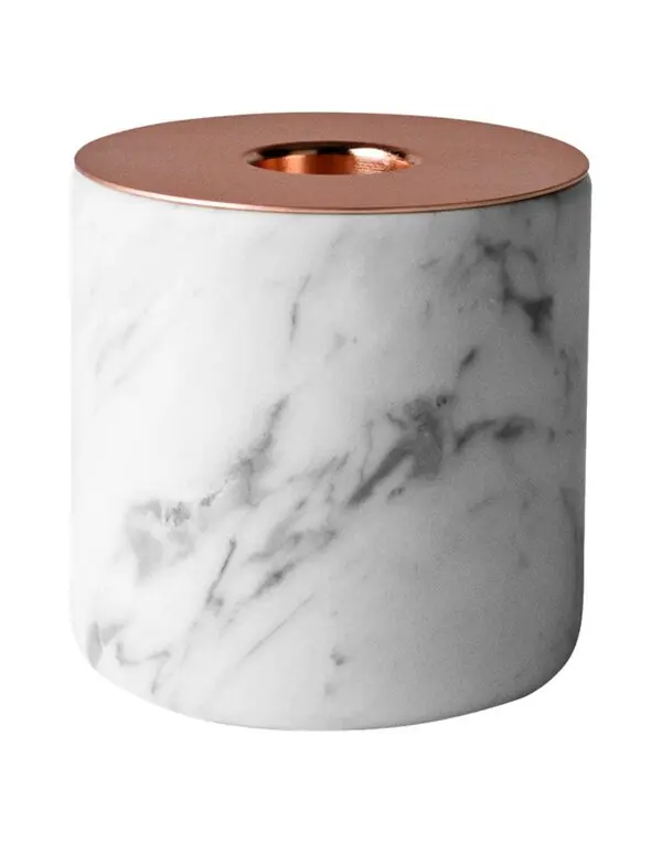 MENU Chunk Candelabrum Marble, Copper