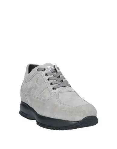 Hogan Soft Leather Sneakers - Light Grey