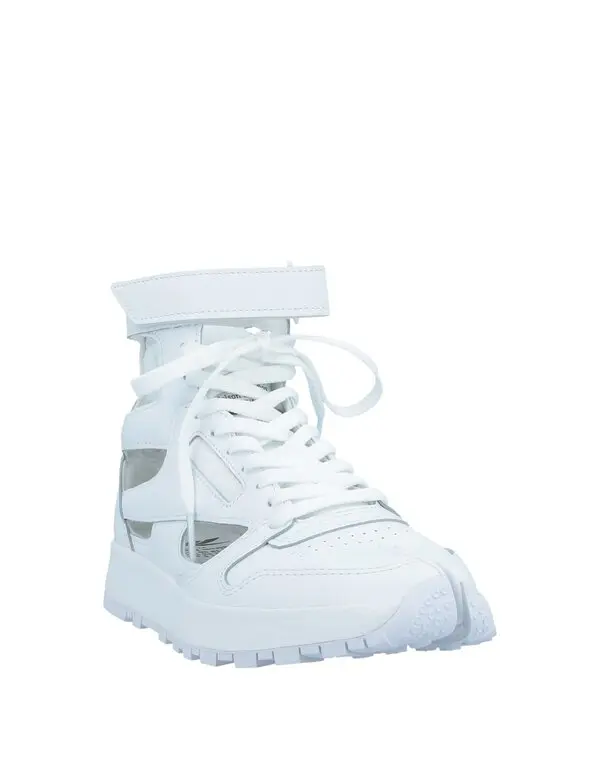 MAISON MARGIELA X REEBOK Leather High-top Sneakers - White