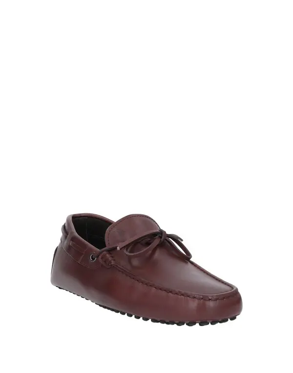 TOD'S Leather Loafers - Red