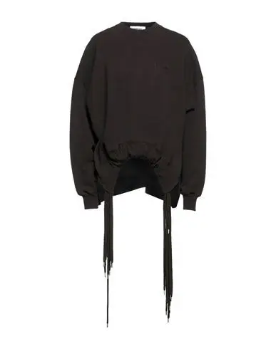 AMBUSH Cotton-blend French Terry Sweatshirt - Dark Brown